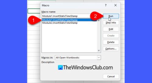 How to insert Timestamp in Excel and Google Sheets