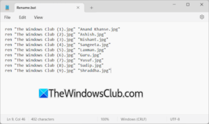 How to rename multiple Files or Folders at once in Windows 11