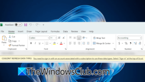 You need to sign in with account associated with subscription Excel