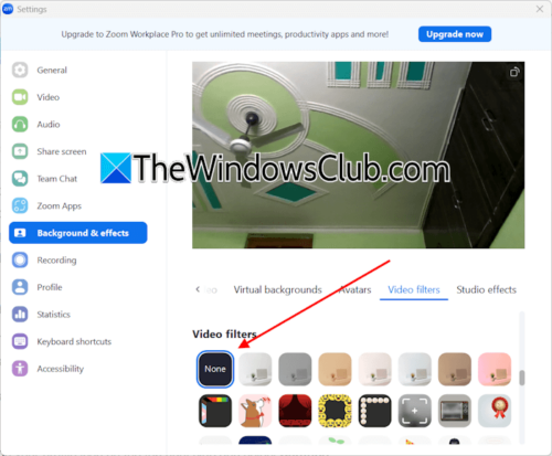 Camera showing Black and White in Windows 11