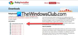 How to install Ruby and Ruby Blunder on Windows