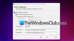 How to install MongoDB on Windows 11?