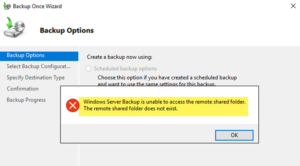Fix 0x80780166 Windows Backup Failed Error