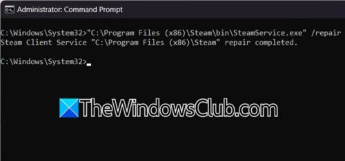 The Steam Client Service service failed to start [Fix]