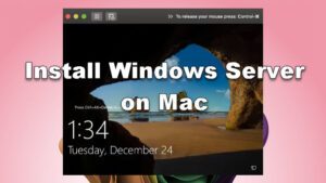 How to install Windows Server on Mac