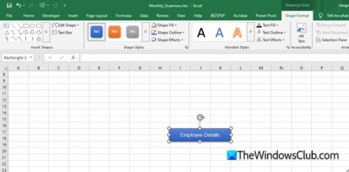 How to create a Mind Map in Excel