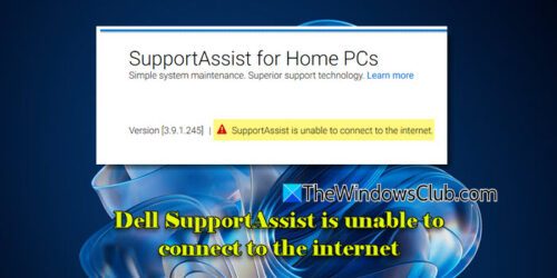 Dell SupportAssist not working; Just spins [Fix]