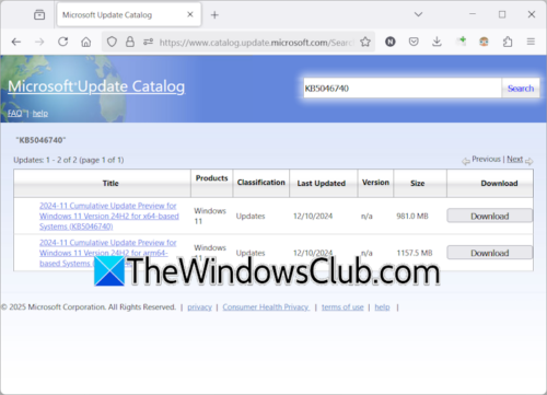 This update can’t be downloaded and installed because it’s not yet ...