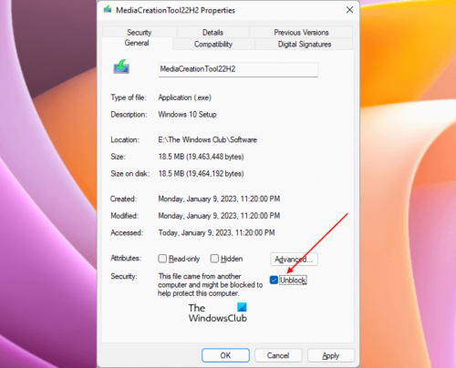 Error 0x8007043C - 0x90017 when running Media Creation Tool