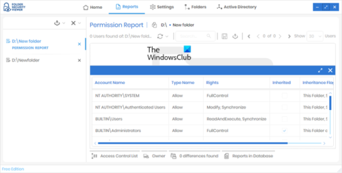 How to check NTFS Permissions using Command-line or Free tools