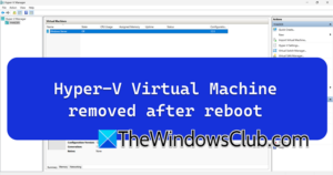 Fix Hyper-V Virtual Machine stuck in Stopping State
