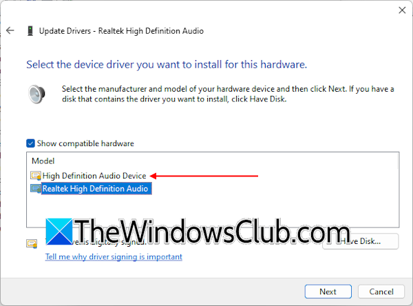 RTKVHD64.sys Realtek Audio Driver Blue Screen in Windows 11