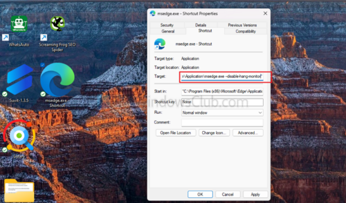 How to display Edge Bar on Windows 11 Desktop