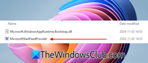 What is MicrosoftStartFeedProvider.exe in Windows 11?