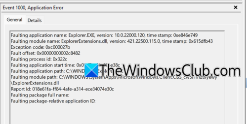 How to fix Faulting application name errors in Windows 11