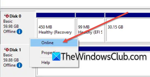 Deployment operation failed because volume is offline Microsoft Store