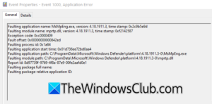 How to fix Faulting application name errors in Windows 11