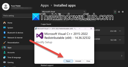 Intel Driver & Support Assist Installation error 0x80070643 [Fix]