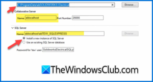 Microsoft SQL Server failed to install SolidWorks