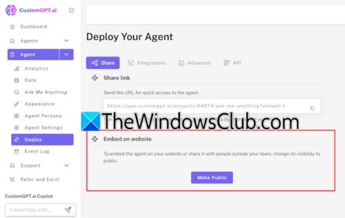 Add automated customer support for Windows-based platforms