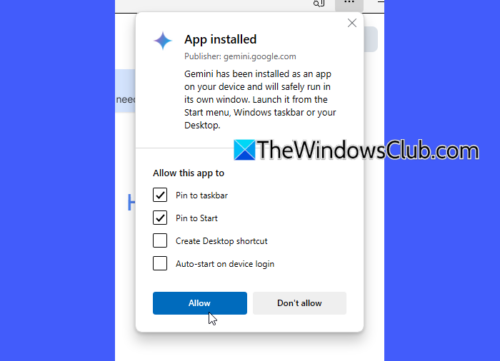 How to install Google Gemini Live AI in Windows 11 as default?