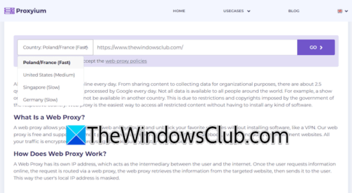 Best free Proxy sites for safe browsing