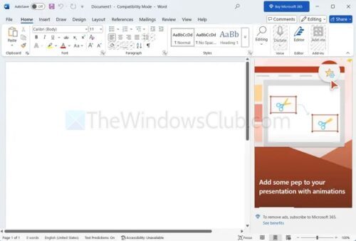 Download and Install Office Free version on Windows 11