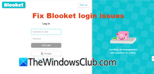 How to fix Blooket login issues?