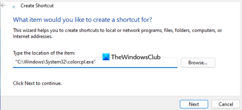 How to open and use Color Management in Windows 11