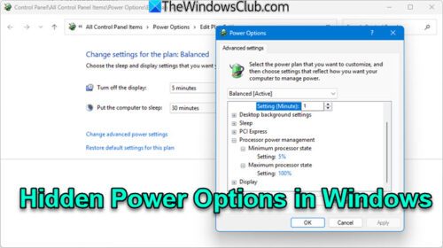 How to change what the Power button does in Windows 11