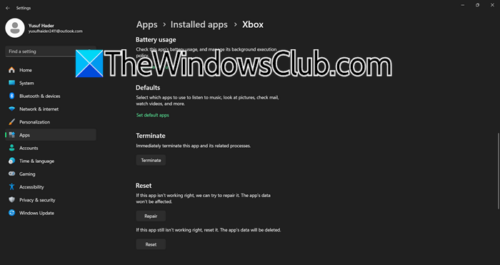 XboxPcAppFT.exe Bad Image error 0xc0e90002 [Fix]
