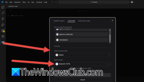 How to use Deepseek in Visual Studio Code