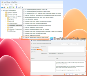 Show Full or Abbreviated Date and Time in system tray of Windows 11