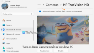 Webex camera not working on Windows PC