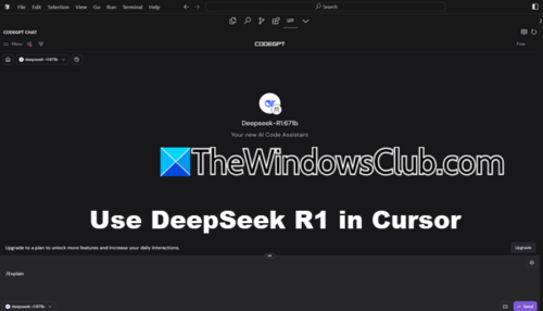 How to use DeepSeek in Cursor AI