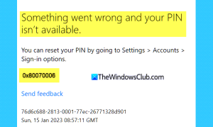 Error 0x801c044f when creating PIN on Windows 11/10 [Fix]