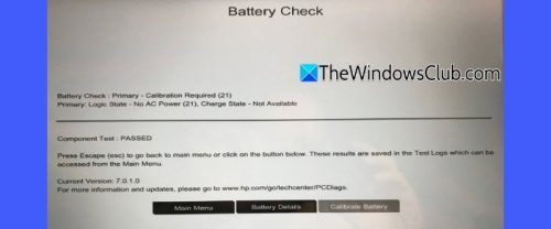 HP Battery Alert 601 on startup in Windows 11 [Fix]