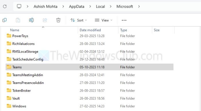 Microsoft Teams Installation has failed in Windows 11