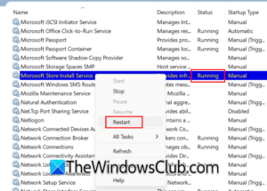 Microsoft Store stuck on Updating Microsoft Store ... Working