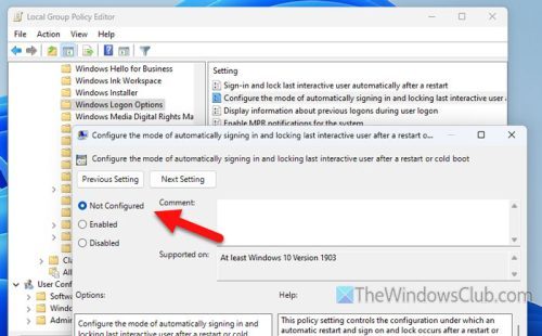 Windows 11 Shutdown But user stays logged in