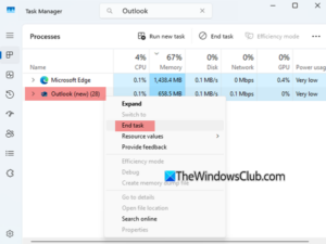 Outlook is already running error in Windows 11