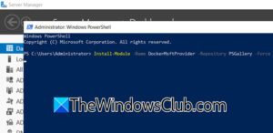 How to run your first Docker Windows Server container