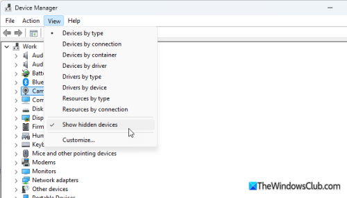 How to remove Virtual Camera from Windows 11
