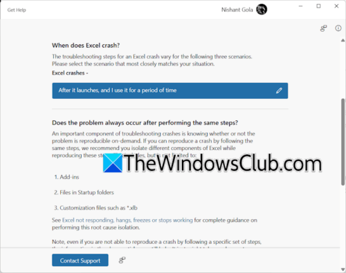 Use Excel Troubleshooter to fix Excel problems