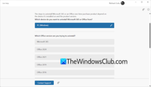 Microsoft 365 Uninstall Troubleshooter will help uninstall Office