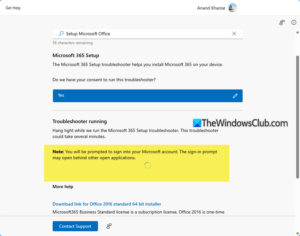 How to use Microsoft 365 Setup Troubleshooter on Windows 11