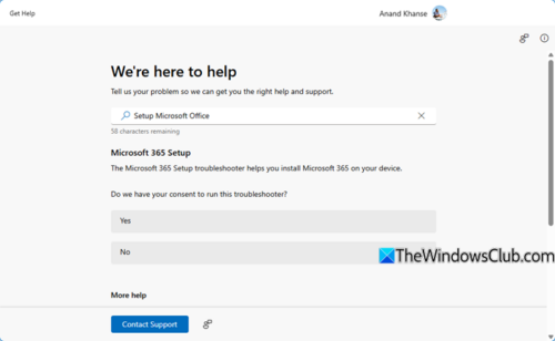 How to use Microsoft 365 Setup Troubleshooter on Windows 11