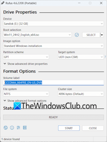 Upgrade unsupported computer to Windows 11 using Rufus easily
