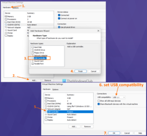 VMware Player USB device greyed out