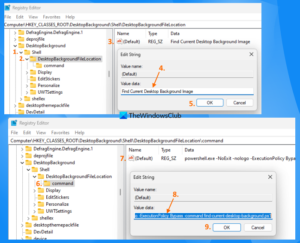 How to find the current Desktop Background image in Windows 11